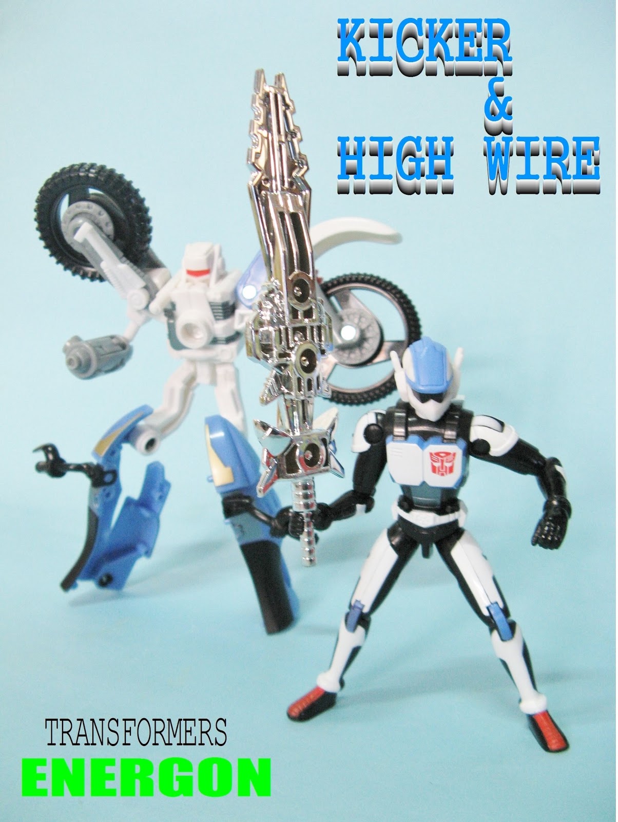 TRANSFORMERS : ENERGON Dx class KICKER & High Wire變形金剛能量源之戰豪華級傑嘉及高線