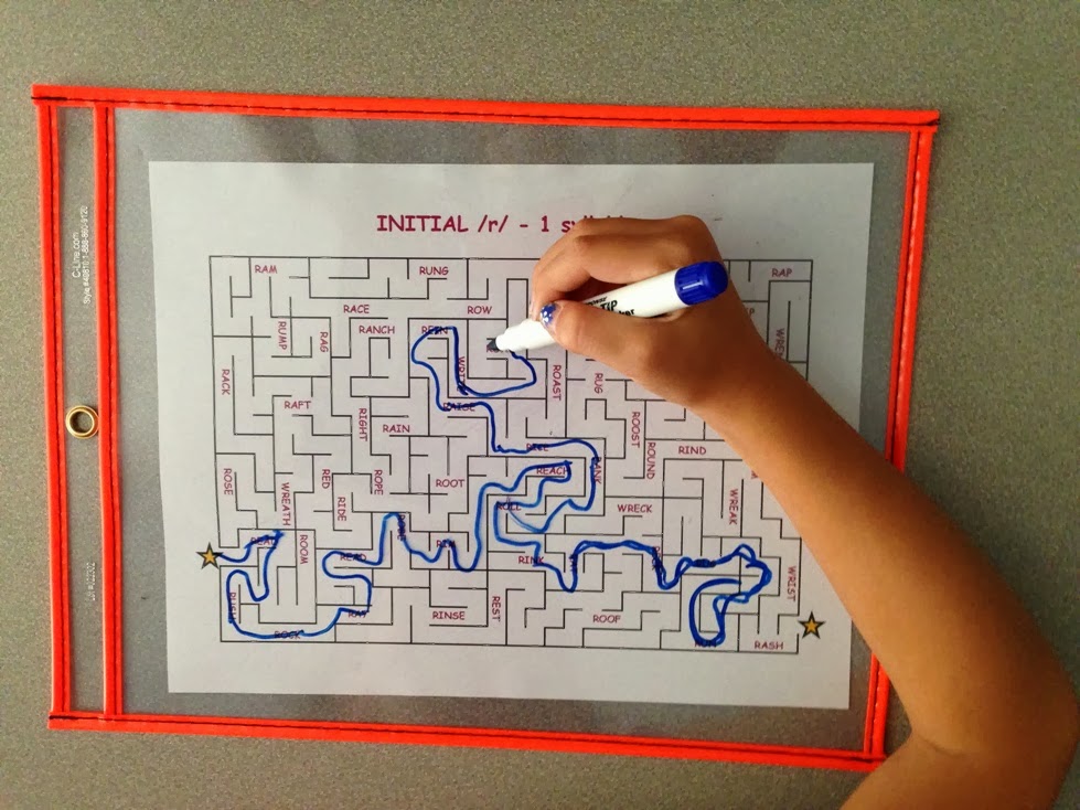 The 8th Word Wonder! Speech & Language Therapy Blog: Articulation Mazes