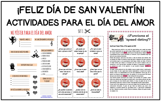 LACLASEDEELE: ACTIVIDADES PARA EL DÍA DE SAN VALENTÍN