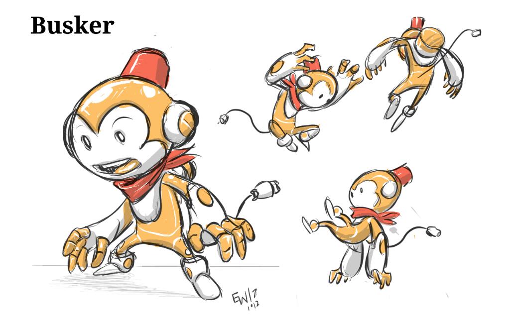 Character Concept: Busker | EryckWebbGraphics
