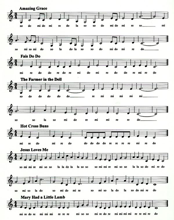 Miss Jacobson's Music: BLACK KEY PENTATONIC SONGS