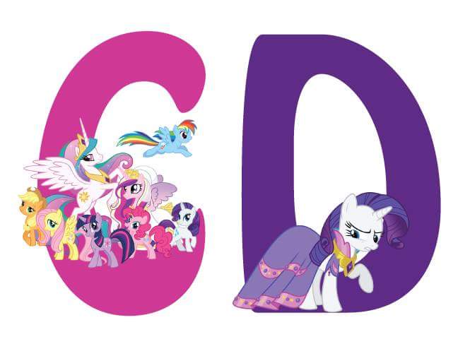 Edible Paper in Creatividades: ABC MY LITTLE PONY