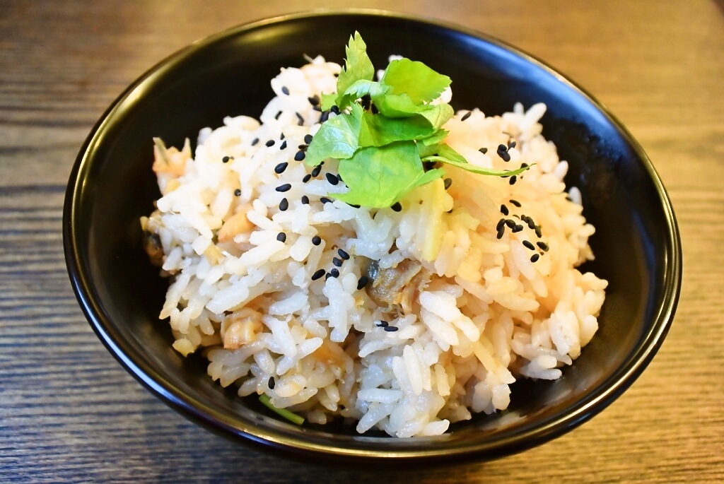 Recipes for Tom: Kanso asari gohan / steamed rice with dried clams