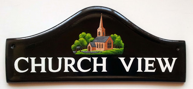 Hand Painted House Signs by Ceramic Art: Hand Painted Ceramic House ...