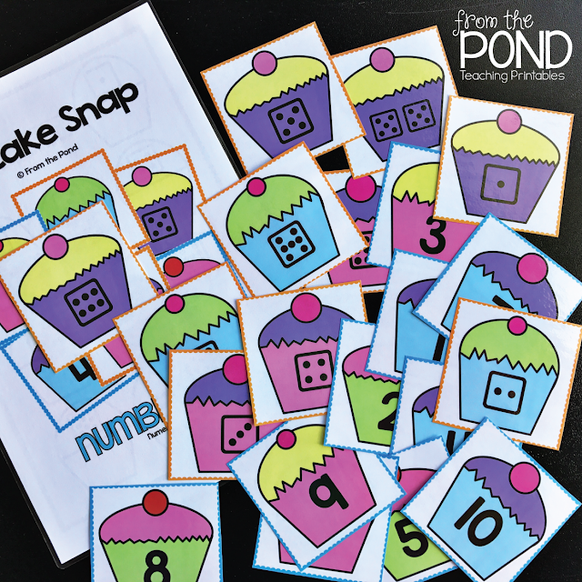 Cupcake Games for Numbers to 10 | From the Pond