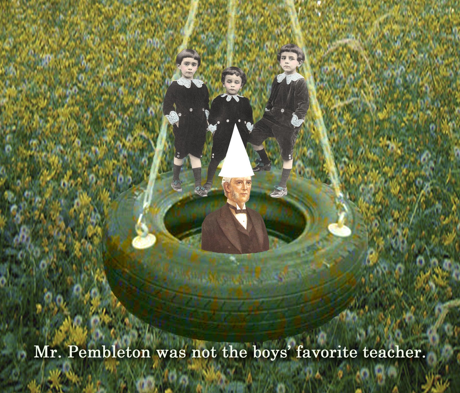 a little color every day: Kids Will Be Kids: Two Collages