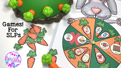 SLP Speech Gems: Preschool Games for Speech Therapy