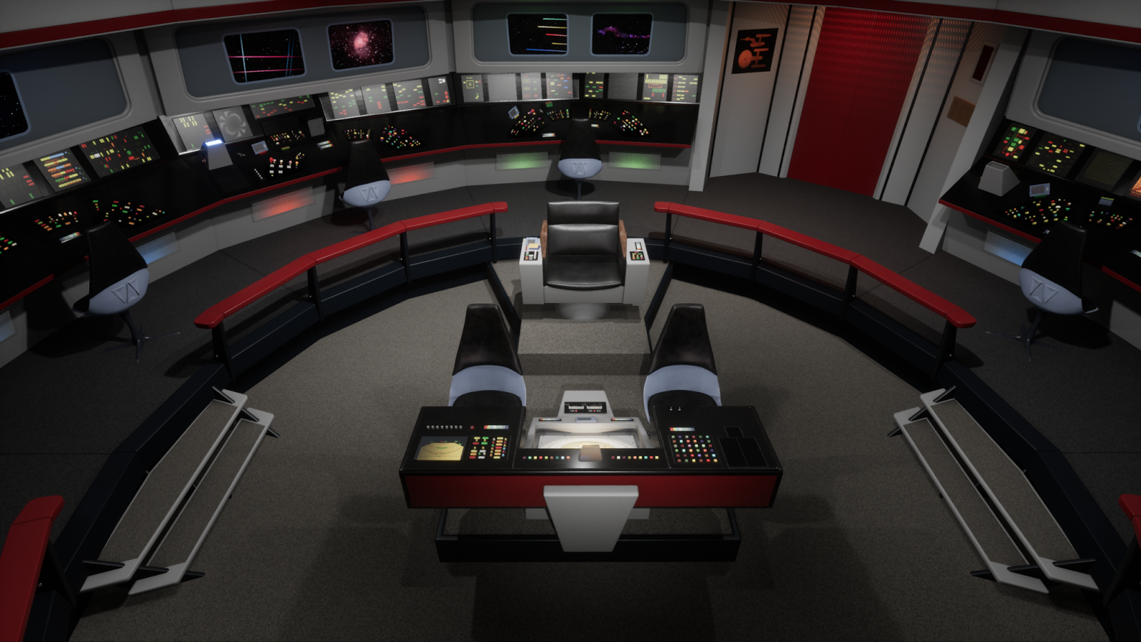 Looking for a TOS bridge zoom background pic that puts you in the ...