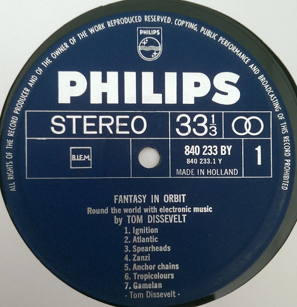 ELECTRONIC ORGY: TOM DISSEVELT ‎– FANTASY IN ORBIT : ROUND THE WORLD ...