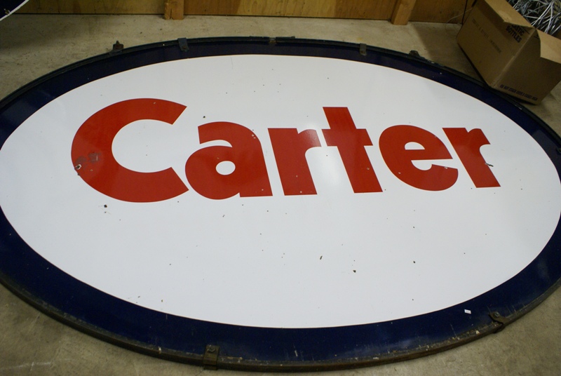 JMJ Auto Signs and Memorabila: Antique Carter Signs