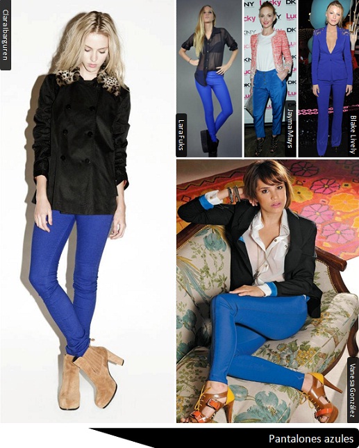 LITTLE THINGS MAG: Tendencias: Pantalones azules