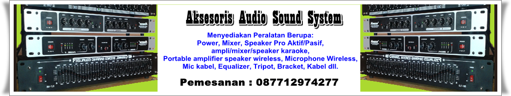 Rangkaian Crossover Active 4 way 3 in 1 - Professional Sound System