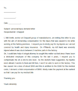 Sample Demand Letter To Insurance Company For Personal Injury ...