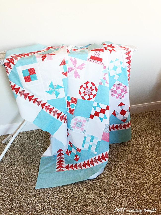 Fort Worth Fabric Studio: Moda Sampler Block Shuffle {Finish}