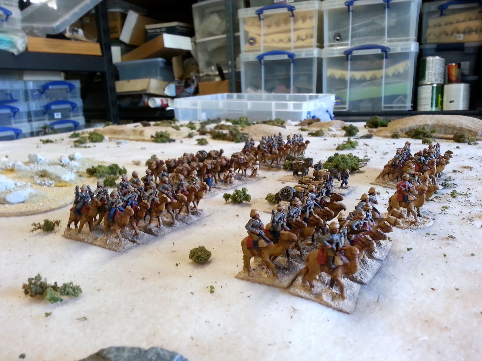Point of Contact: Wargaming with ChuckaZulu: 15mm British Camel Corps