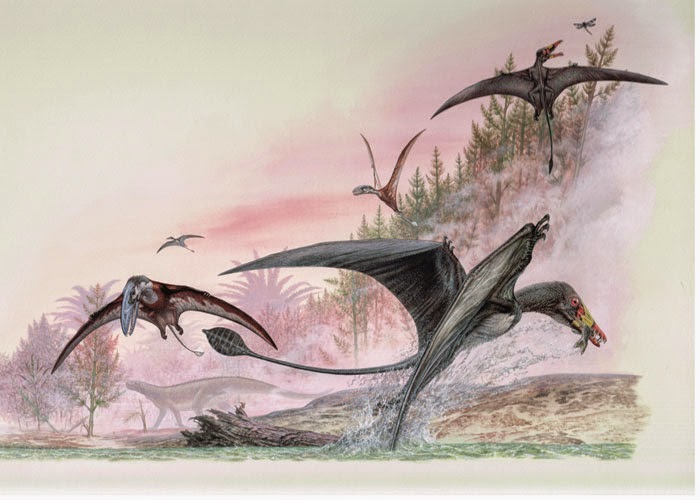 Tetrapod Flight: The origin of the pterosaurs