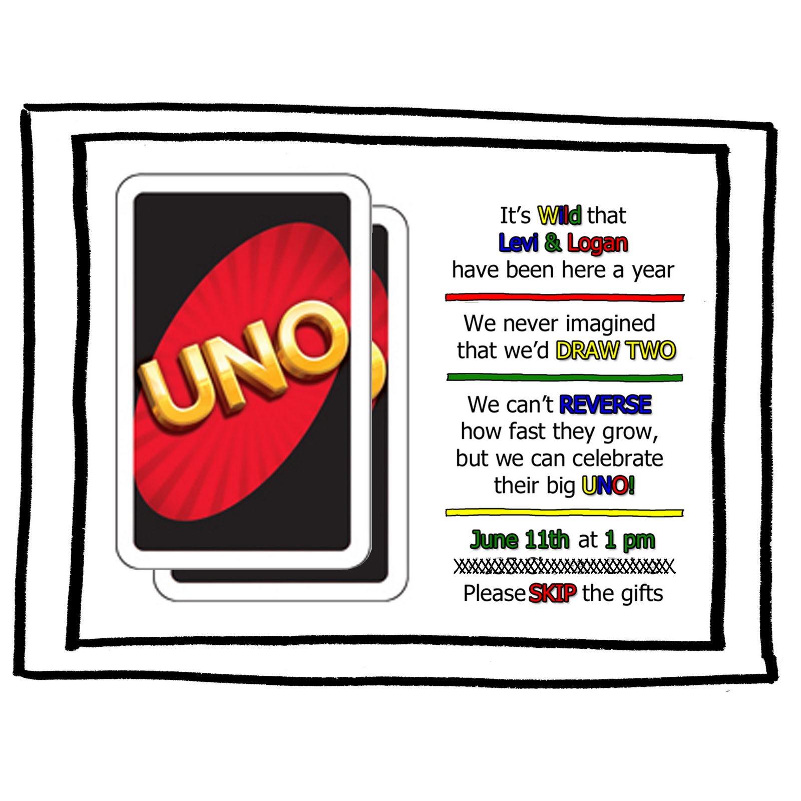 Just Some of My Scrap: UNO Party!