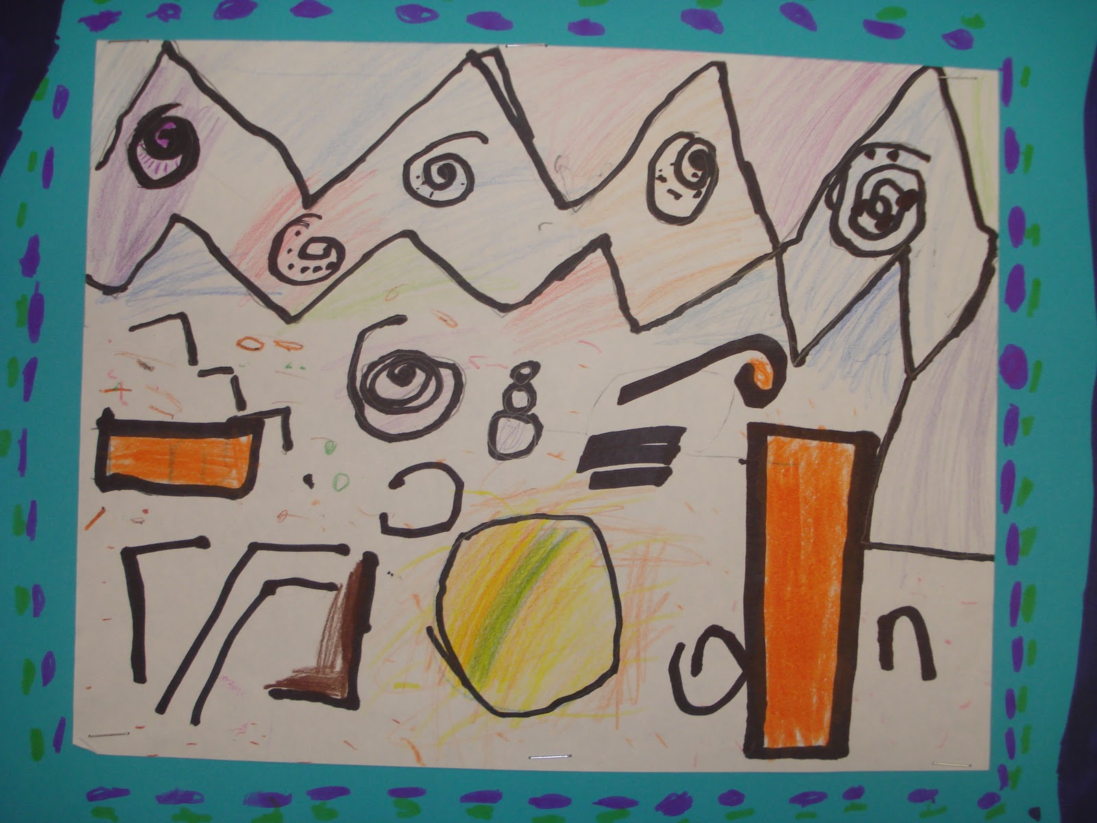Andrea Ferrari Studio Art 2011: Second Grade Abstract Drawing