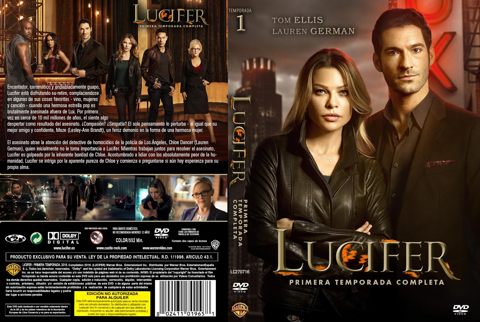 Lucifer Primeira temporada | Baixaki Capas