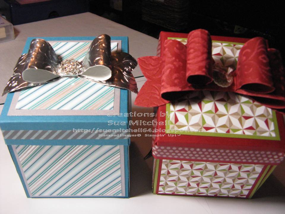 Stampin' Up! Australia - Sue Mitchell: 3D Explosion/Surprise Boxes made ...