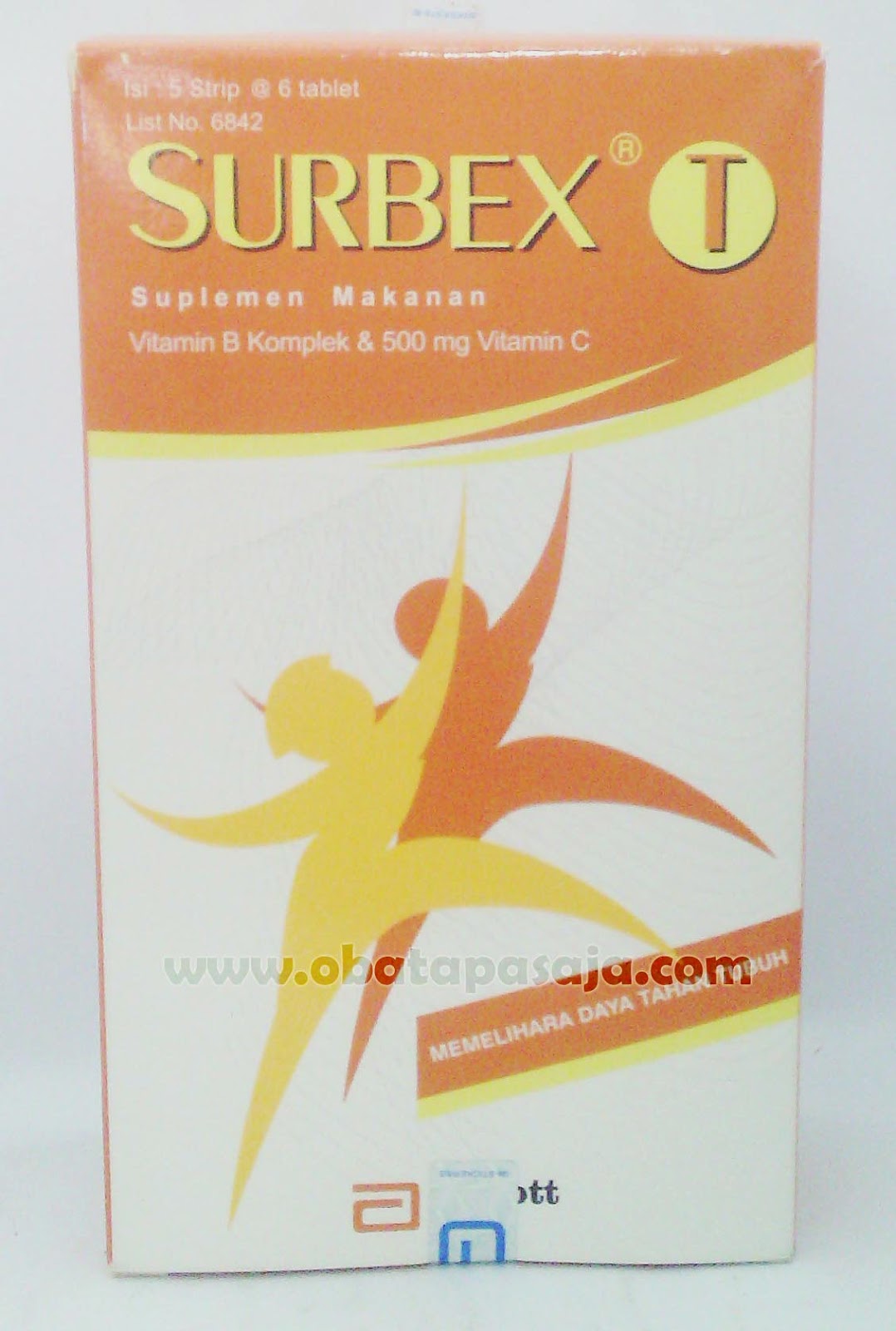 Komposisi dan Harga Surbex-T Vitamin B-Kompleks dan Vitamin C - JadiKuat