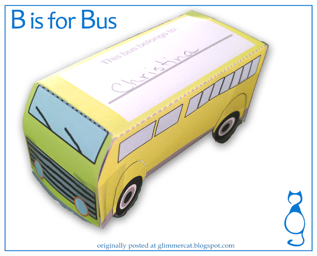 Glimmercat Education: Butterflies, Bats, Buses and Bears! Crafts for ...