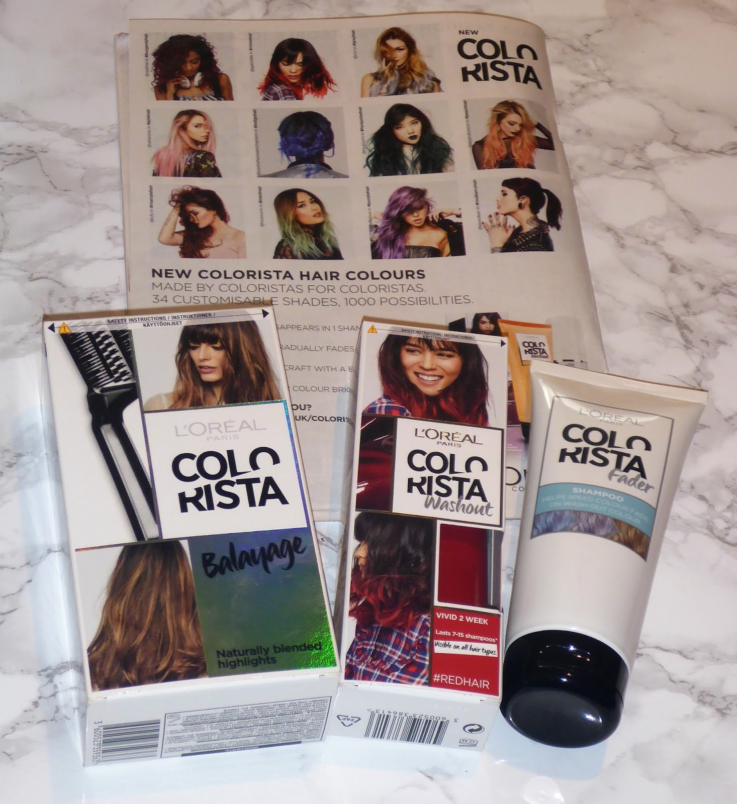L'Oreal Colorista Hair Colours