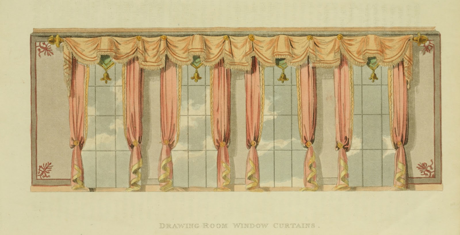 EKDuncan - My Fanciful Muse: Regency Era Curtains - Ackermann's Repository