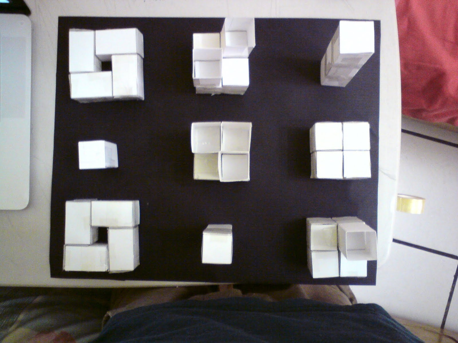 Daniel cano Proyectos: 5 ejercicios de composición con volúmenes