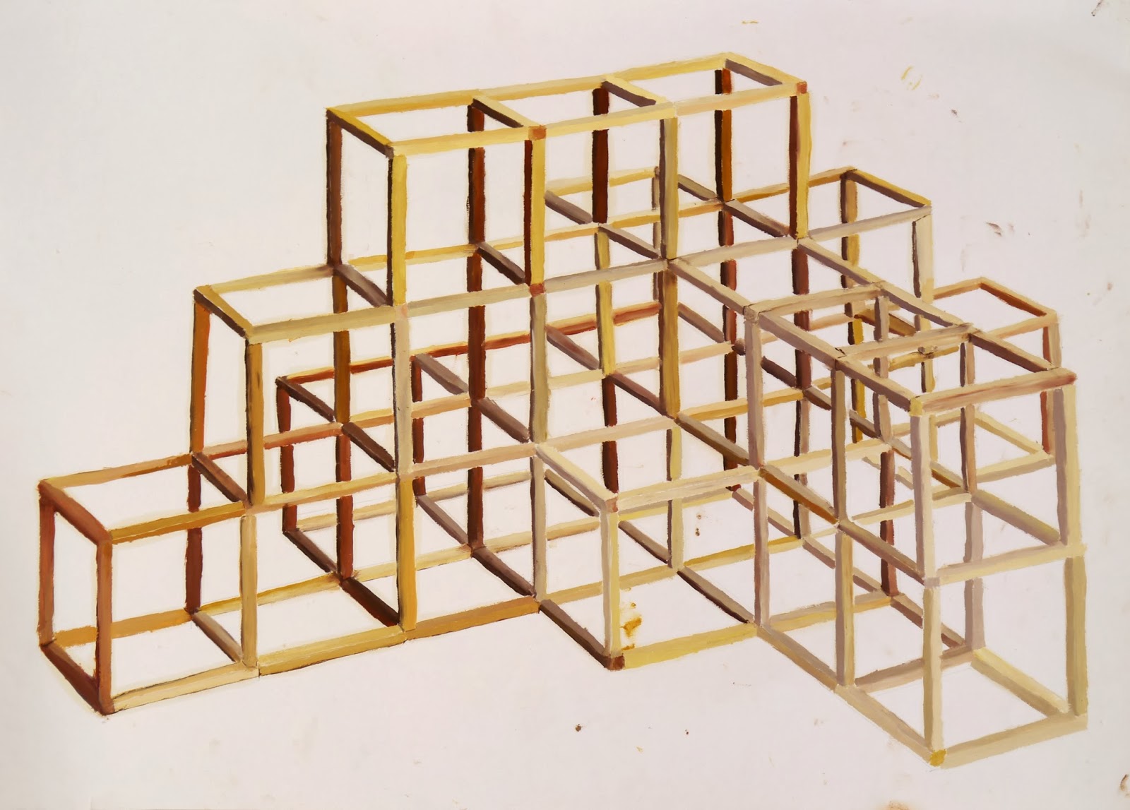 Construction (Balsa Wood Sculpture) | Portfolio