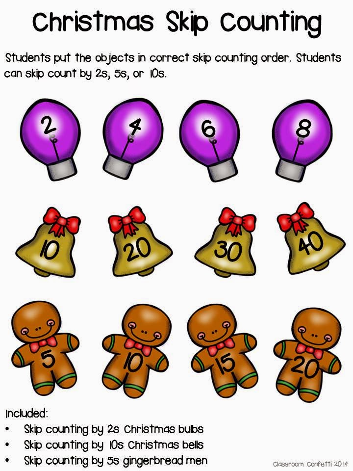 Christmas Math and Literacy Centers! Plus a Yummy Freebie! - Classroom ...