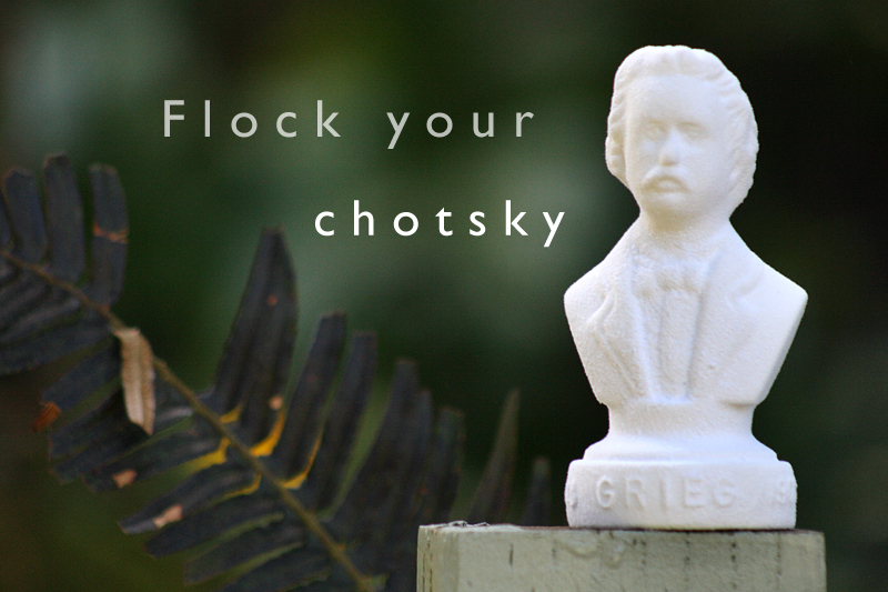 The Intrepid Hermit: DIY: Flock your Chotsky