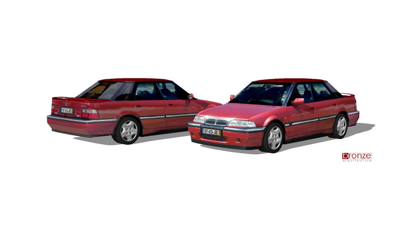 3D Strokes: Stroke 28 - My cars (4), Rover 416 GTI