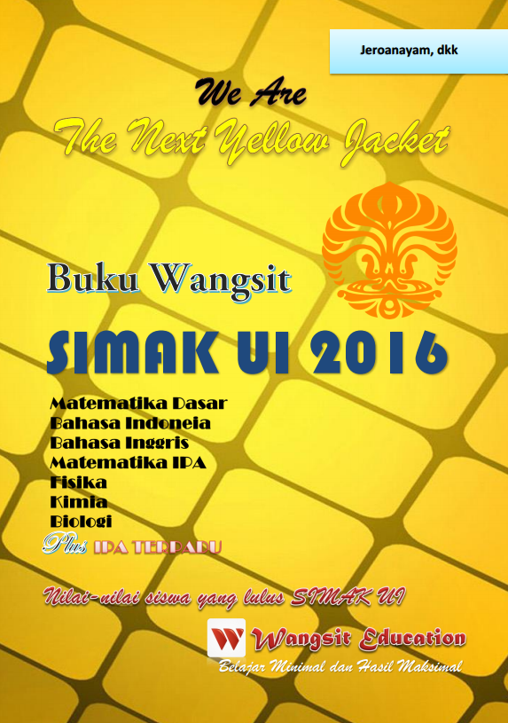 Buku SIMAK UI 2016