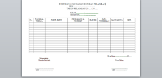 Contoh Format Buku Dan/Atau Bahan Rujukan Pelajaran