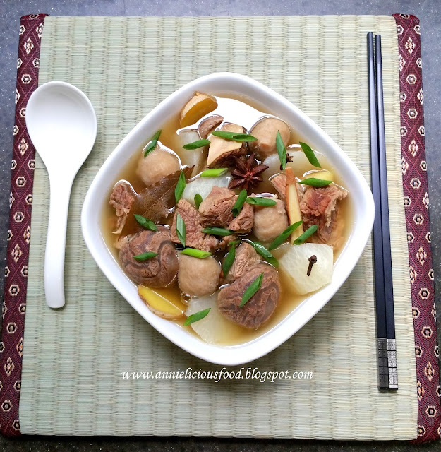 Annielicious Food: Beef Brisket Clear Soup Stew / 清湯牛腩