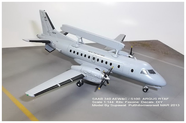 Thailandscale144: COVER PAGE! 1/144 SAAB 340 AEW&C / S100 ARGUS