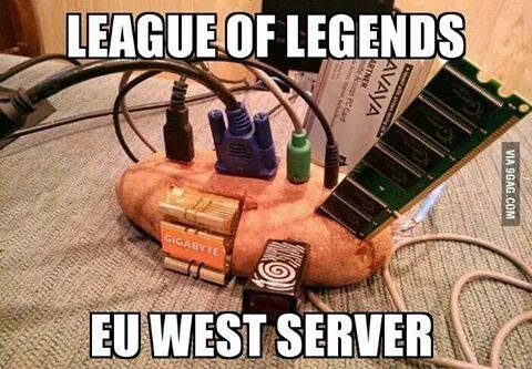 League of Legends Memes: Everybody from EUW knows how the server looks