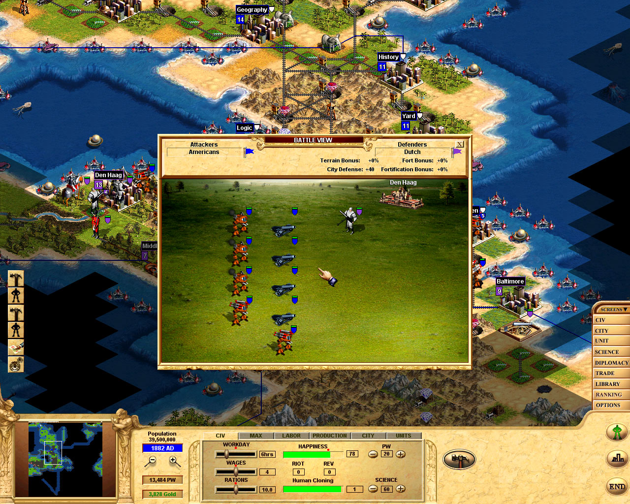 The Best Games Ever: Civilization: Call to Power - Screenshots Walthrough