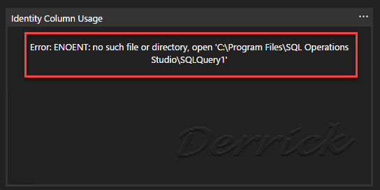 德瑞克：SQL Server 學習筆記: [SQL Ops Studio] Build a custom insight widget: 自製 ...