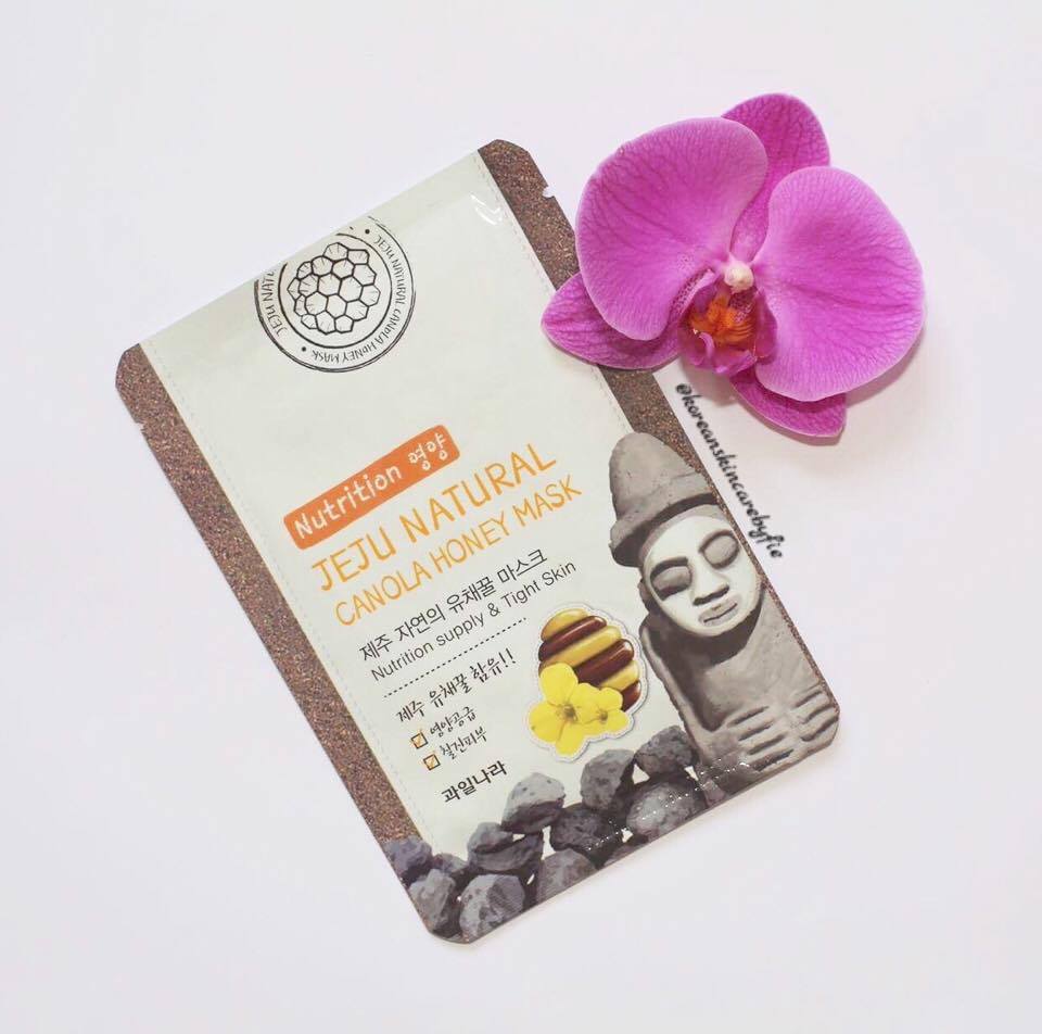 Korean Skincare By Fie: Welcos Juju Natural Mask Canola Honey