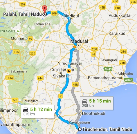 The trips of a Bulleteer!: Six abodes of Sri Subramanya Swamy in Tamil Nadu