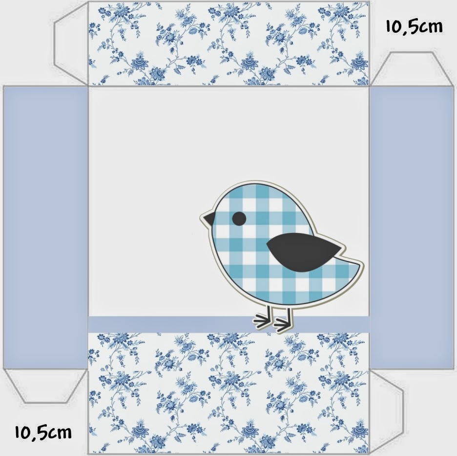 Blue Bird: Free Printable Boxes. - Oh My Fiesta! in english