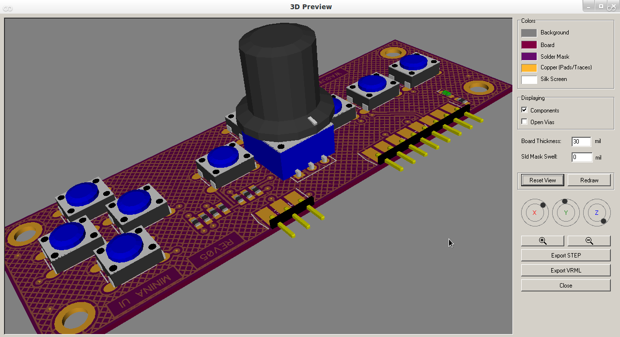 WA0UWH - Electronics & HAM Radio Blog: Minima - User Interface Module
