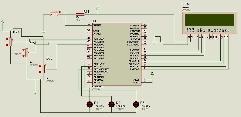 Belajar ADC, Input Output dengan CV AVR dan Proteus | Kelas Elektronika