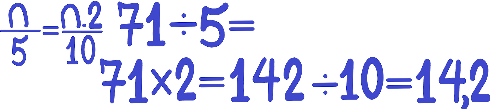 Como multiplicar e dividir por 5