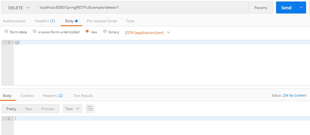 Spring Restful Web Services Example Json Crud Using Maven Within The
