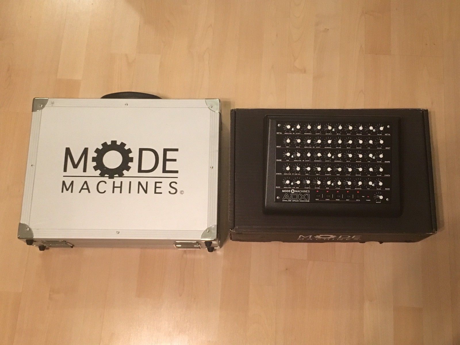 MATRIXSYNTH: Mode Machines ADX-1 Analog Drum Machine w/ Case & Mode ...