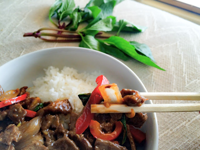 La Fabrique Gourmande: Boeuf Sauté au Basilic Thai Pad Gra Prow