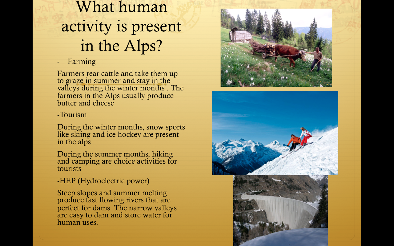 Kenneth's Geography Blog: Case Study Of The Alps